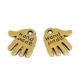 24 Count Gold Tone Handmade Metal Gift Tag for Jewelry — Craft Making Shop